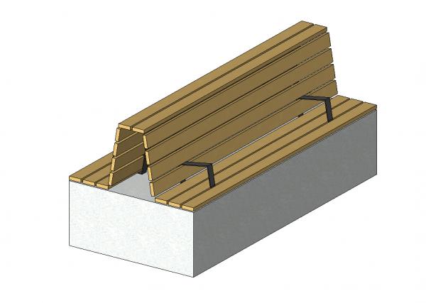 RevitCity.com | Object | modern wood bench